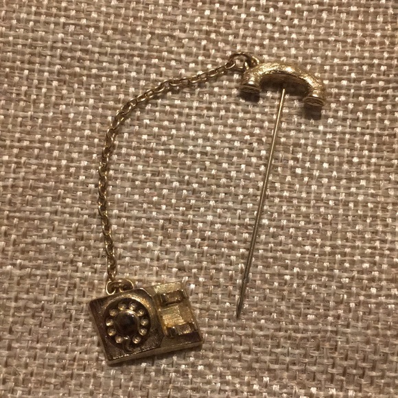Accessories | Vintage Telephone Avon Lapel Pin | Poshmark